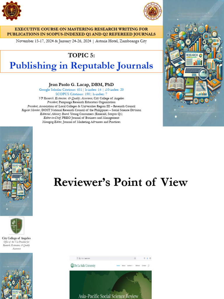 TOPIC-2-PUBLISHING-IN-REPUTABLE-JOURNALS | PDF | Academic Journal ...