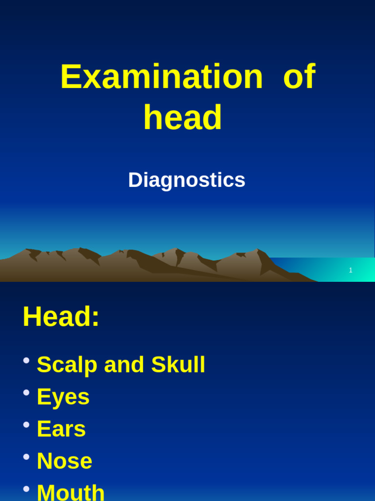 Head and Ear Diagnostic Guide | PDF | Human Nose | Ear