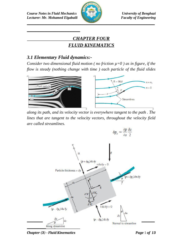 ME305-Chapter 5 | PDF | Pressure | Fluid Dynamics