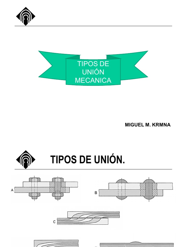 2-Uniones Mecanicas | PDF | Tornillo | Ingeniería mecánica