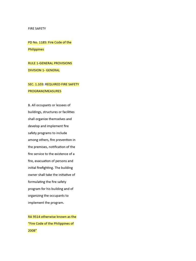 Fire Safety | PDF | Fires | Combustion