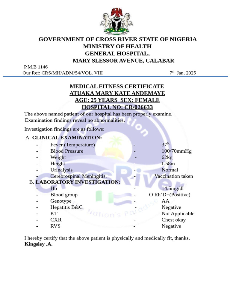 Medical fitness cert^.-1 copy copy | PDF
