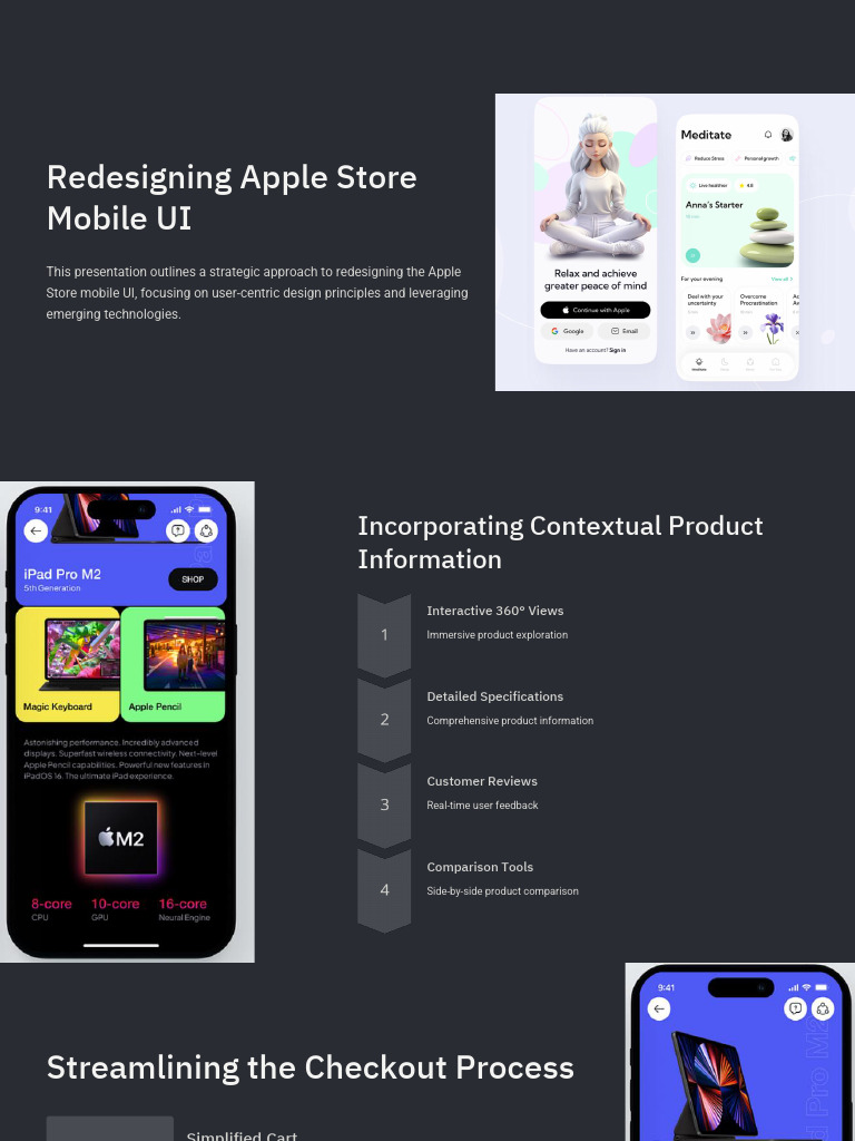 Redesigning Apple Store Mobile UI | PDF