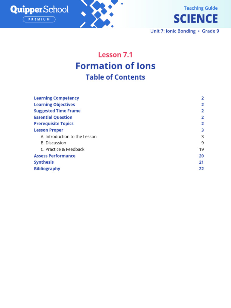 Ionic Bonding: Formation of Ions | PDF | Ion | Ionic Bonding