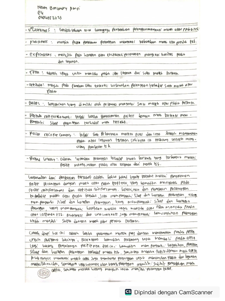 Novan Barliandry Amri - 04040521123 - Komunikasi Pemasaran Terpadu | PDF