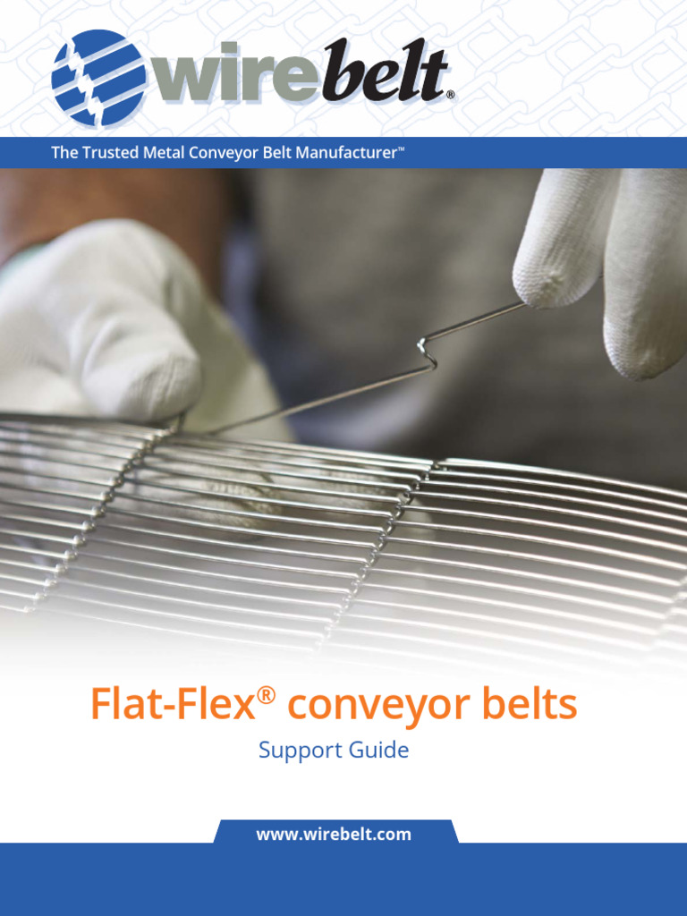 Flat-Flex® Conveyor Belt Support Guide | PDF | Belt (Mechanical) | Wire