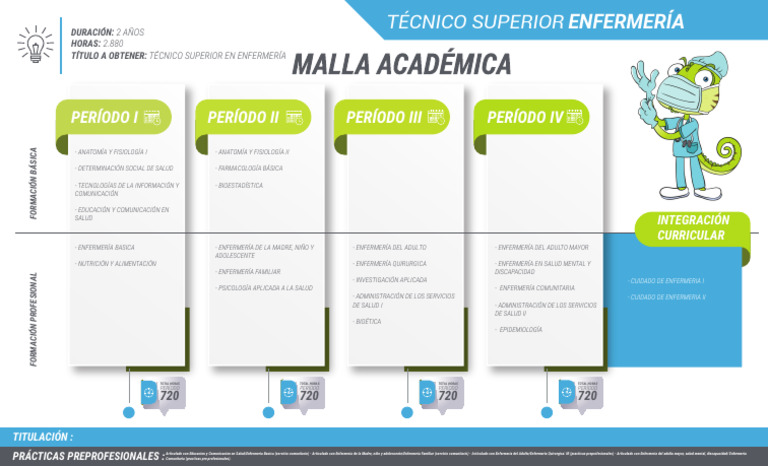 Malla Enfermer I A | PDF | Enfermería | Cuidado de la salud