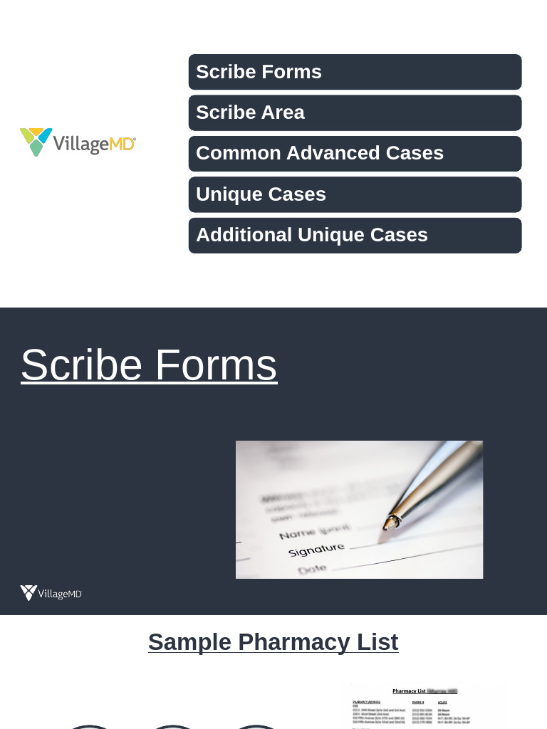 CMD - Clinical Operations - Scribe - New Jersey - Forms, Advanced Cases, and Unique Cases ...