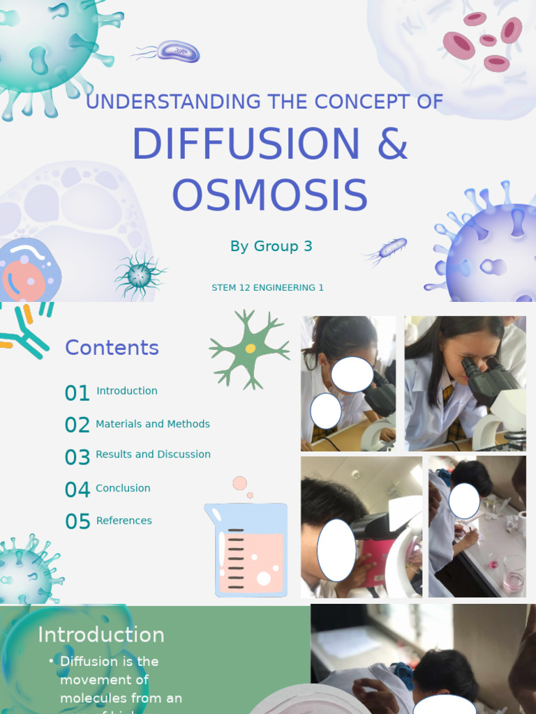 Diffusion and Osmosis | PDF | Osmosis | Applied And Interdisciplinary Physics