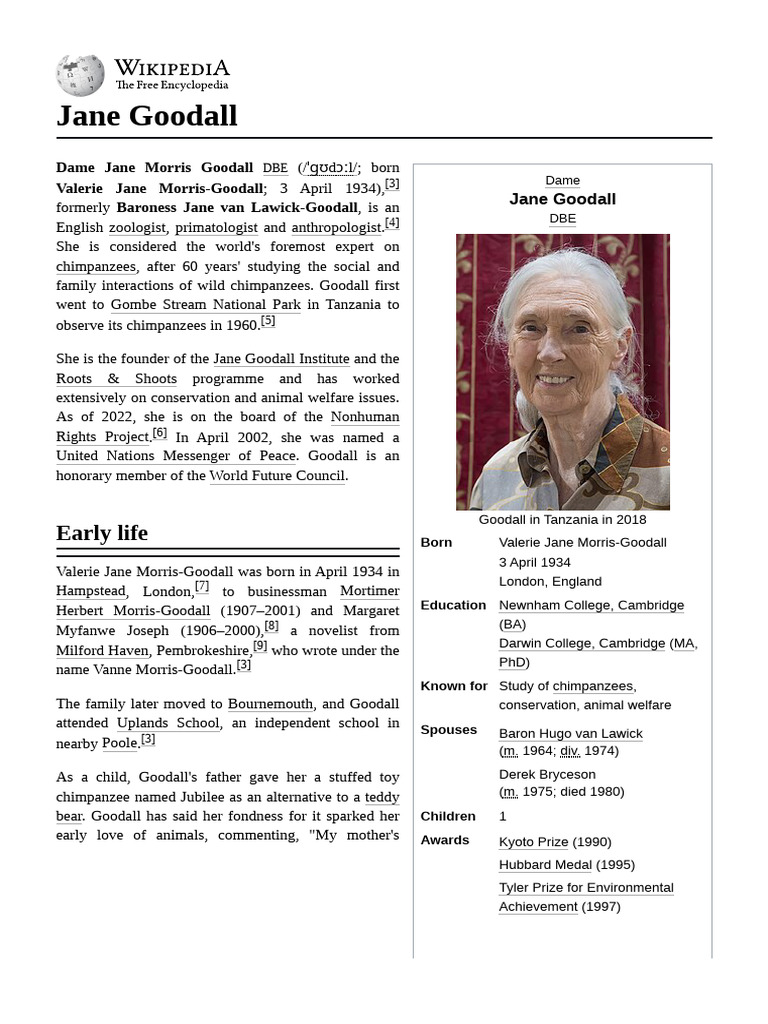 Jane_Goodall | PDF