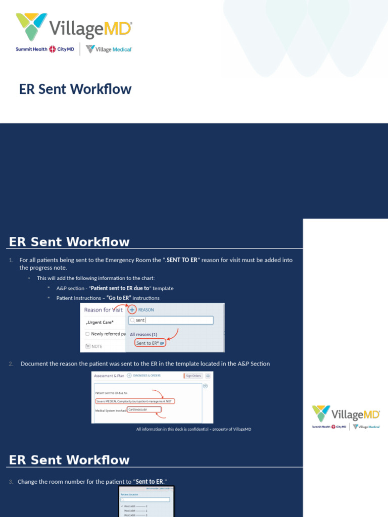 CMD - Clinical Operations - Scribe - ER Sent Workflow | PDF