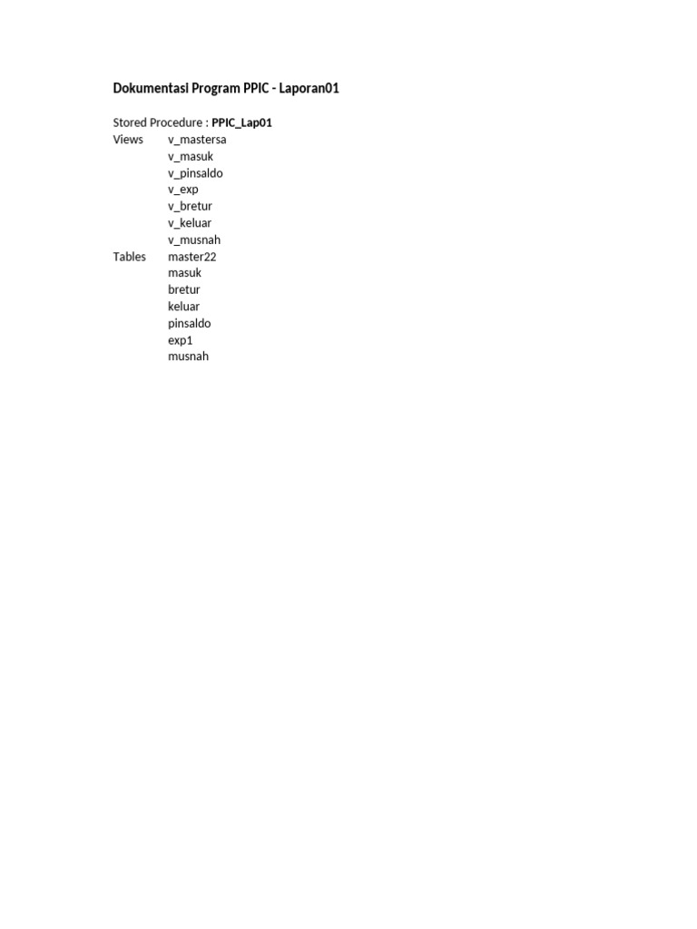 Dokumentasi Program | PDF