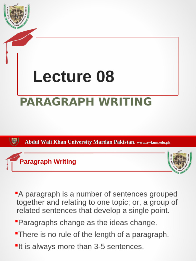 Paragraph Writing | PDF