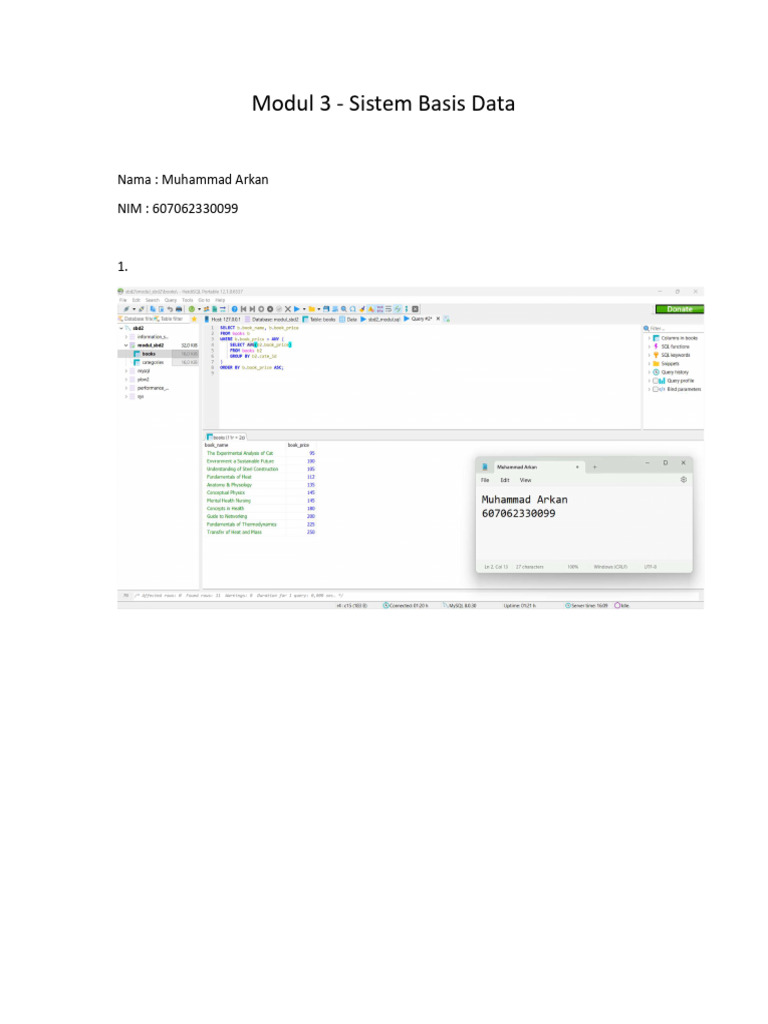 607062330099_Muhammad Arkan_Modul 3 | PDF