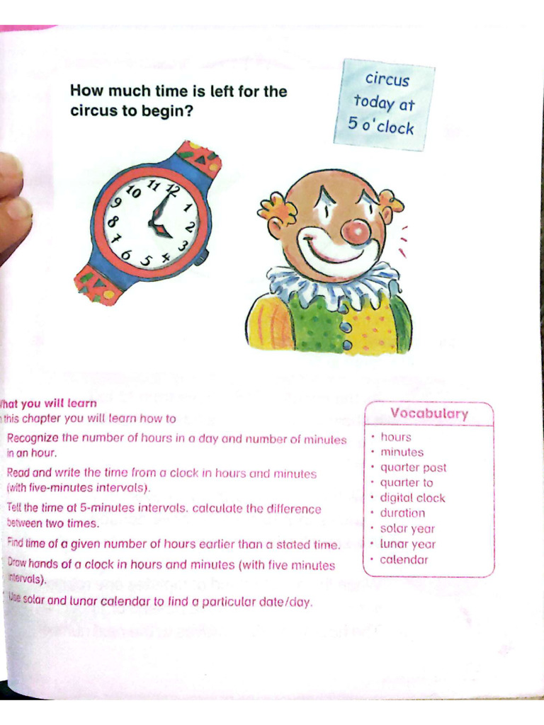 maths chapter time | PDF
