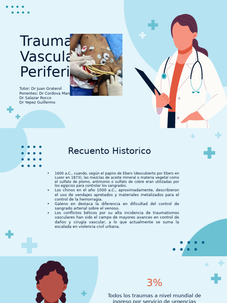 Trauma Vascular Periferico | PDF | Especialidades Medicas | Medicina ...