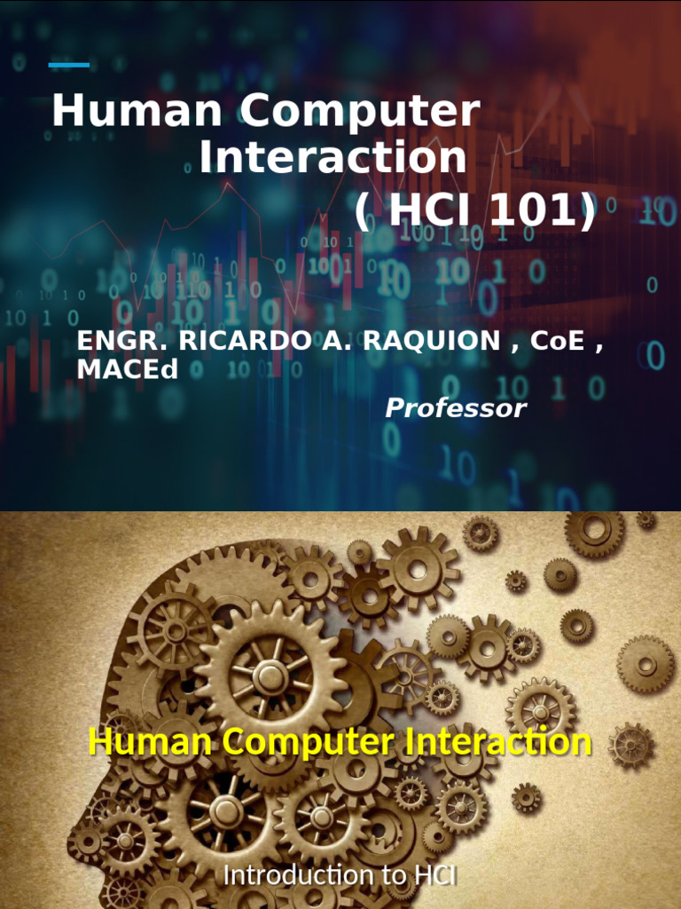 Introduction-to-HumanComputer-Interaction Presentation | PDF | Human–Computer Interaction ...
