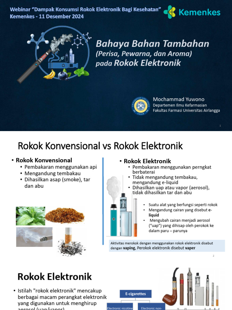 Bahaya Perisa dalam Rokok Elektronik | PDF