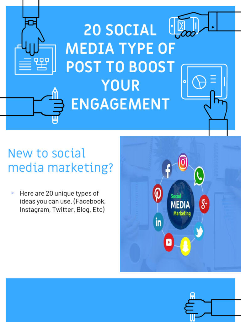 20 Engaging Social Media Post Ideas | PDF | Social Psychology | Human ...