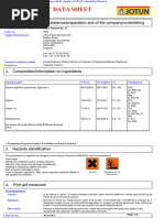 MSDS Thinner International GTA220 | PDF | Toxicity | Solvent