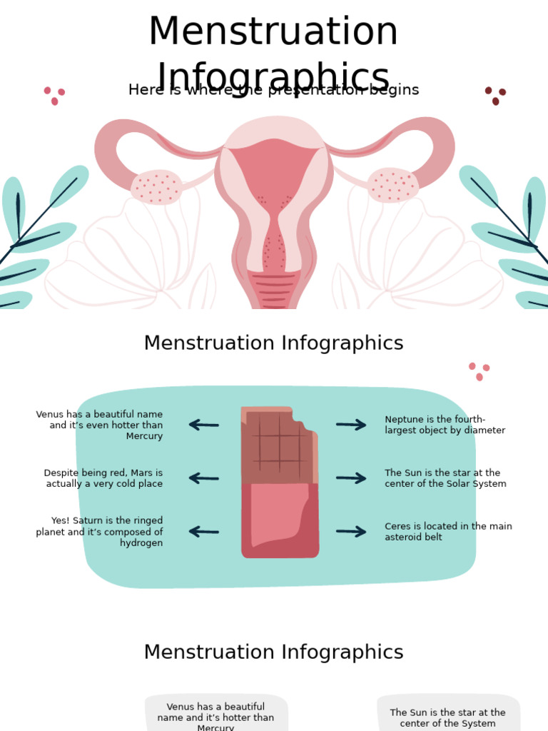 Menstruation Infographics by Slidesgo | PDF | Planets | Solar System