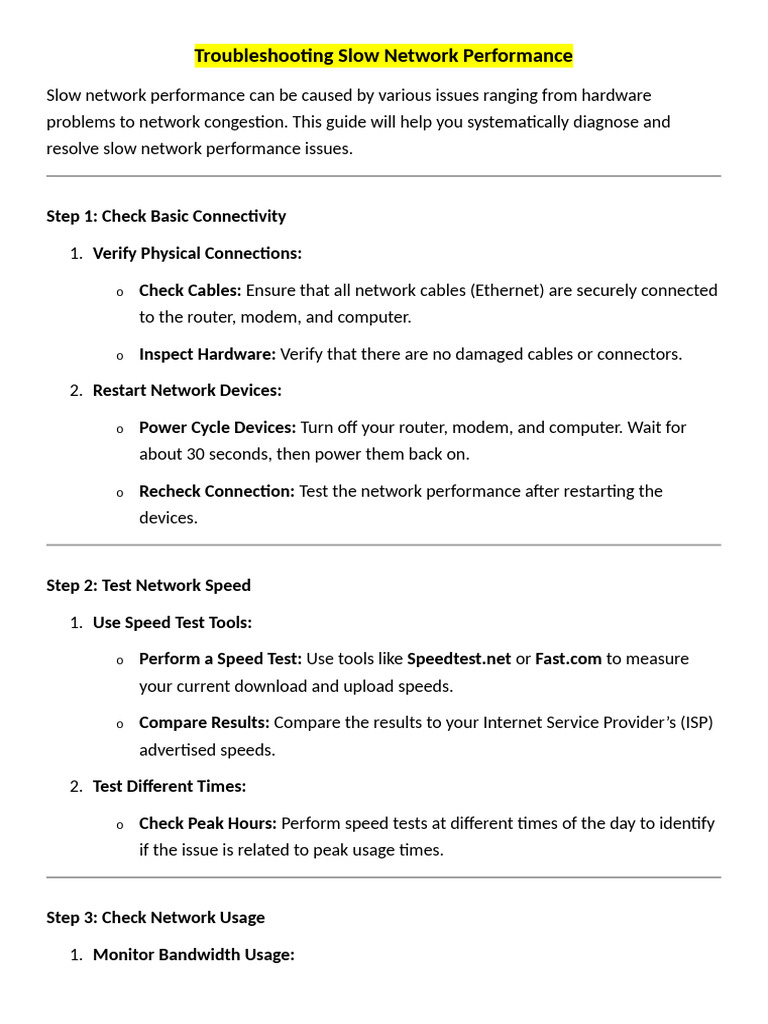 Network Troubleshooting Guide | PDF | Computer Network | Domain Name System