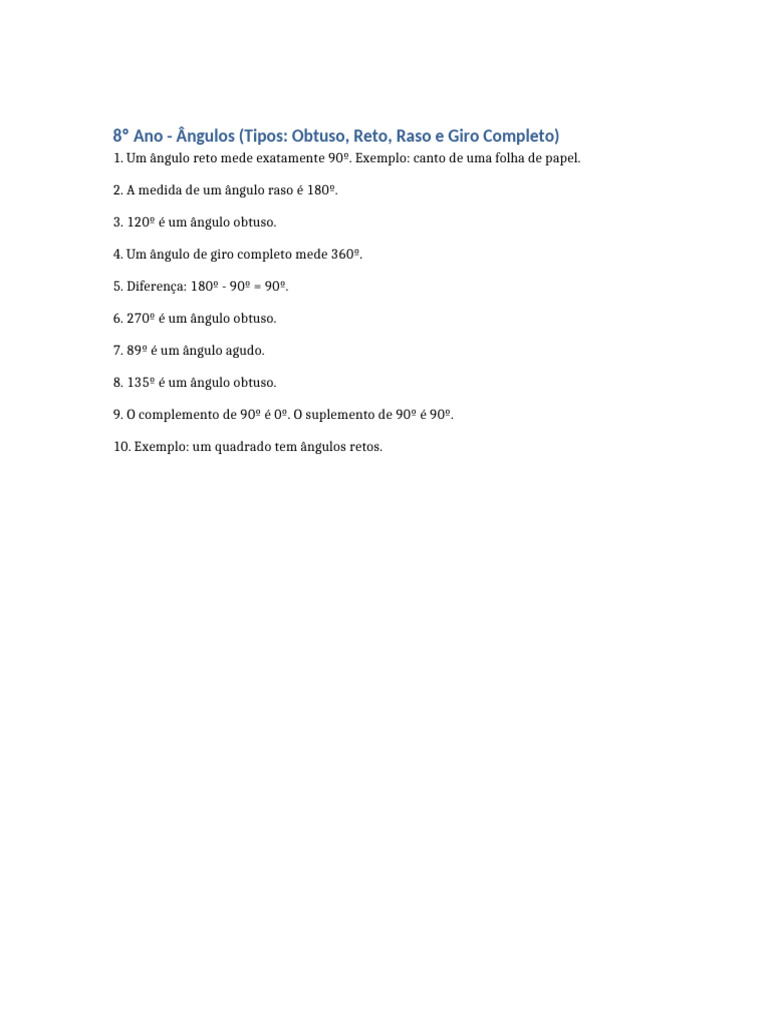 Respostas_Listas_Exercicios_7_8_9_Anos | PDF