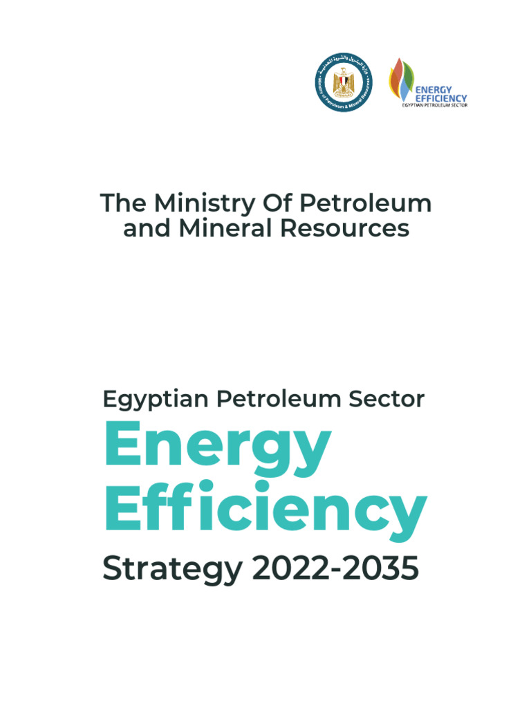 Egyptian Petroleum Energy Efficiency Plan | PDF | Energy Conservation ...