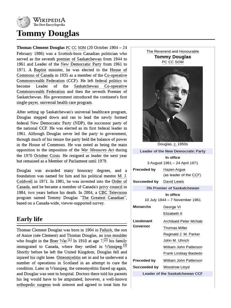 Tommy Douglas | PDF
