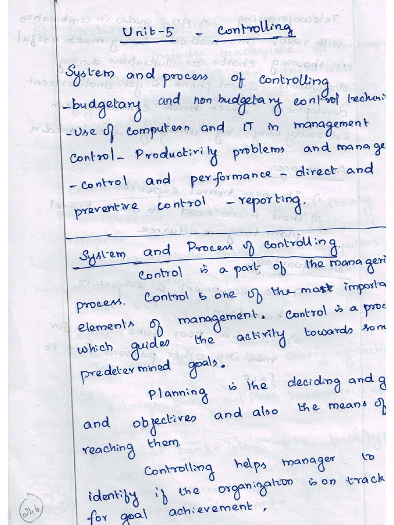 Pom Unit 5 Notes | PDF