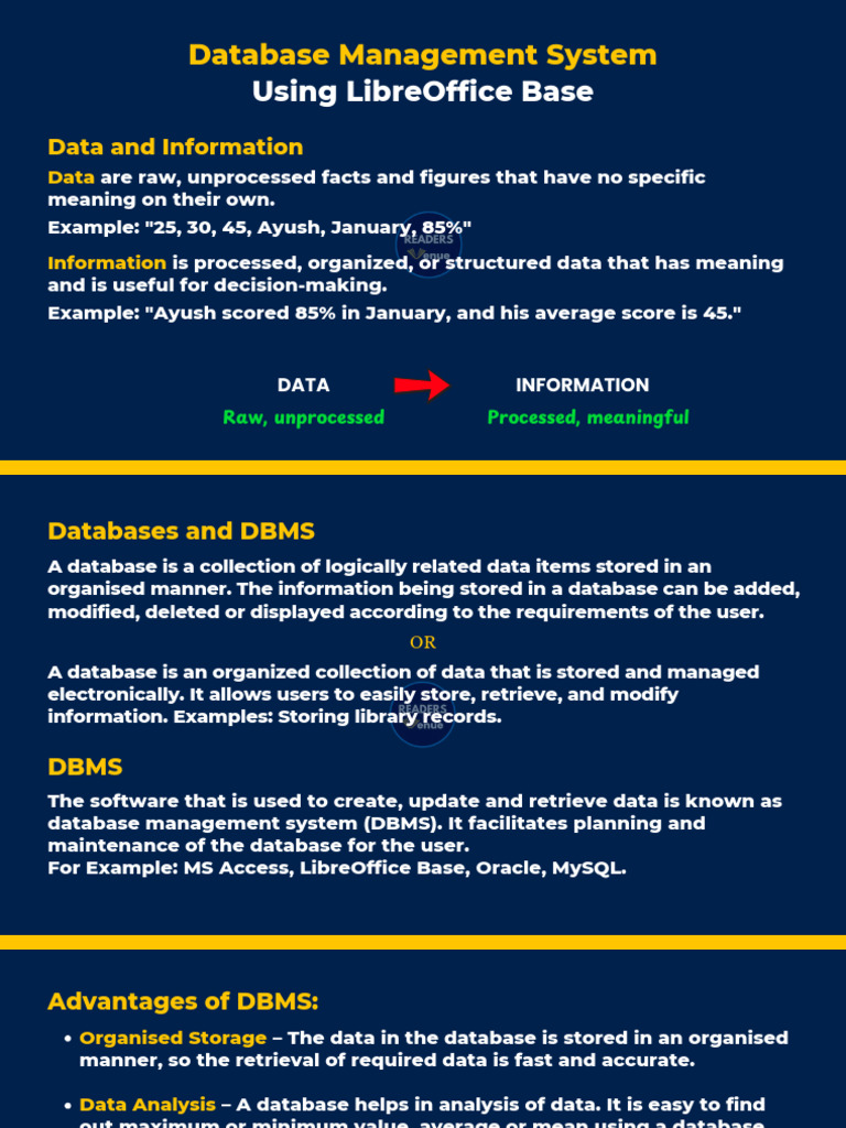 Introduction to Database Management System | PDF | Databases | Relational Database