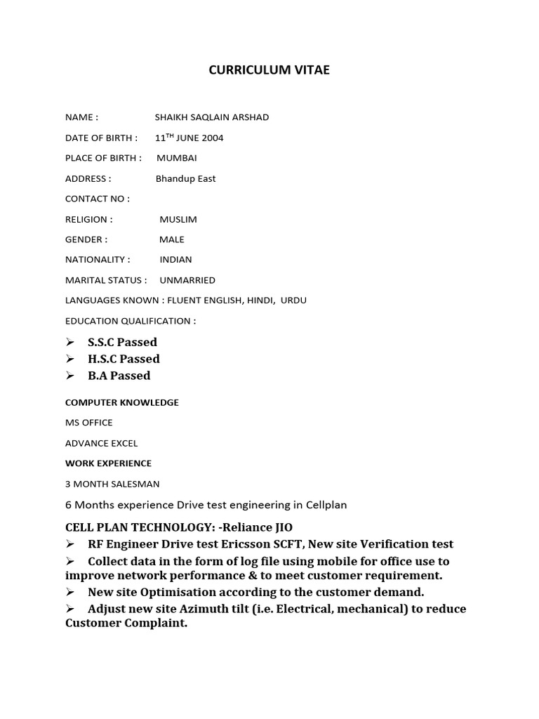 SAQLAIN SHAIKH | PDF