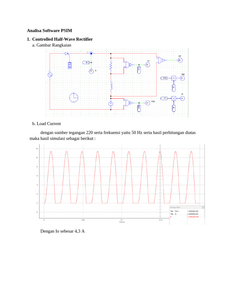 Analisa Software PSIM | PDF