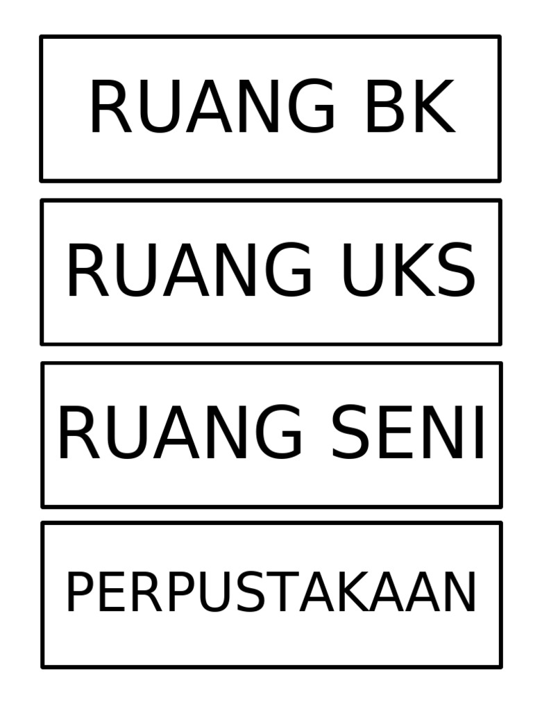Nama Ruang | PDF