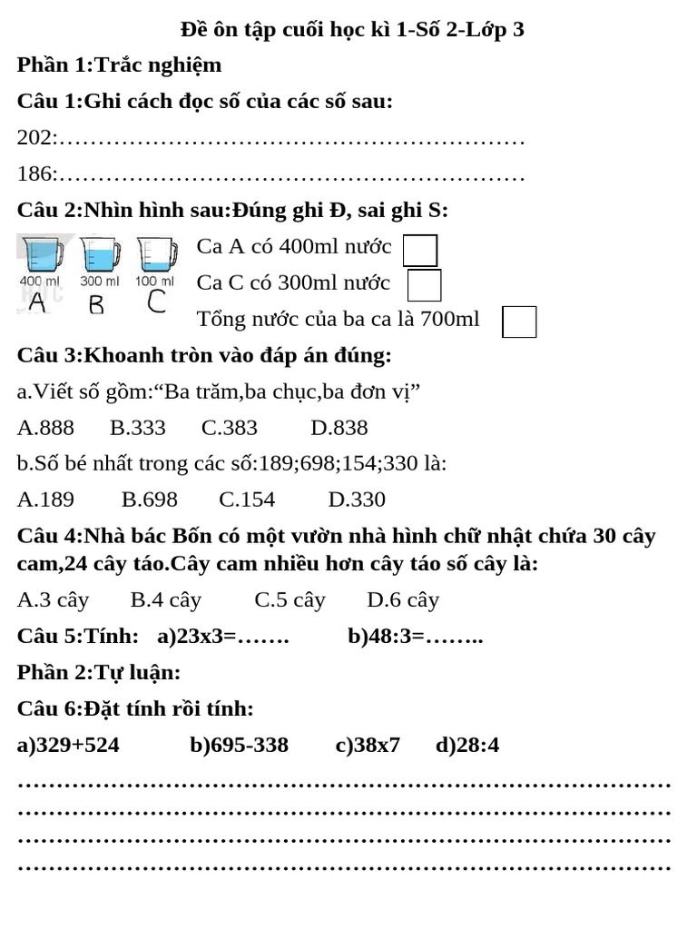 Toán số 2-ck1-l3 | PDF