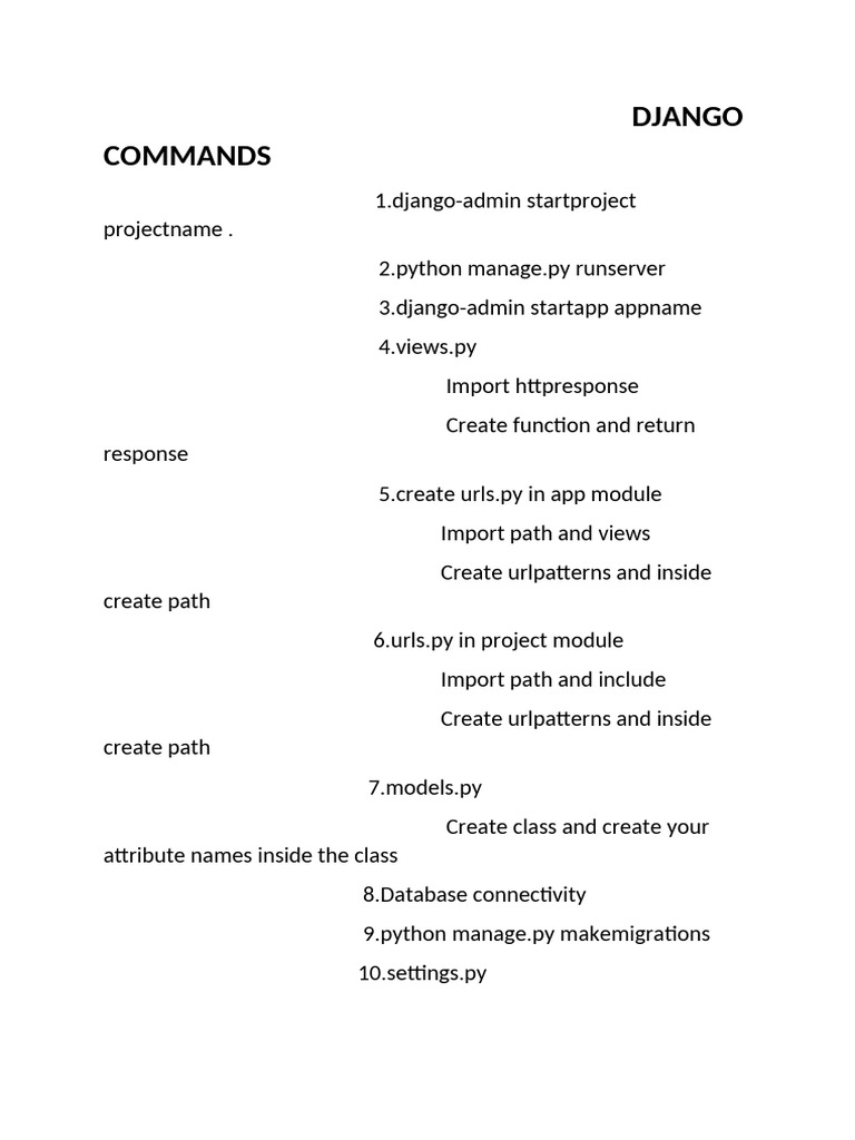 Django Setup Guide for Beginners | PDF