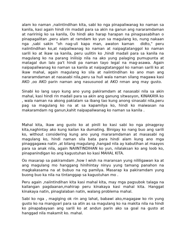 Alam Ko Naman | PDF