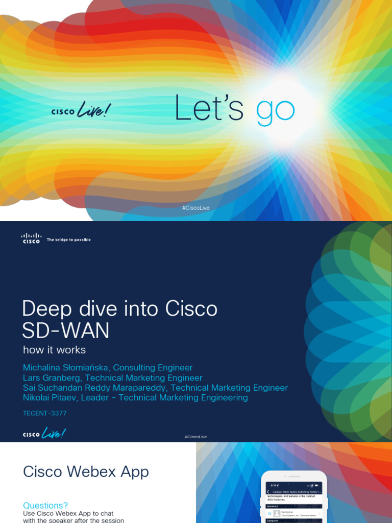 Cisco SD-WAN Deep Dive | PDF | Virtual Private Network | Router (Computing)