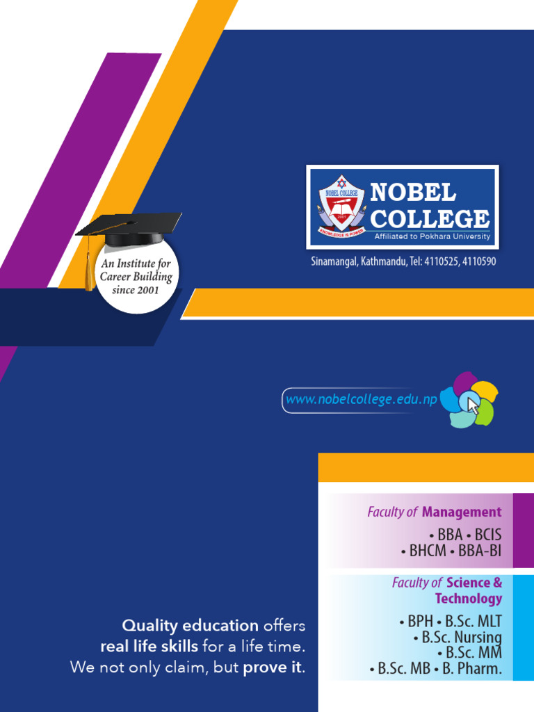 Nobel | PDF | Academic Term | Course Credit