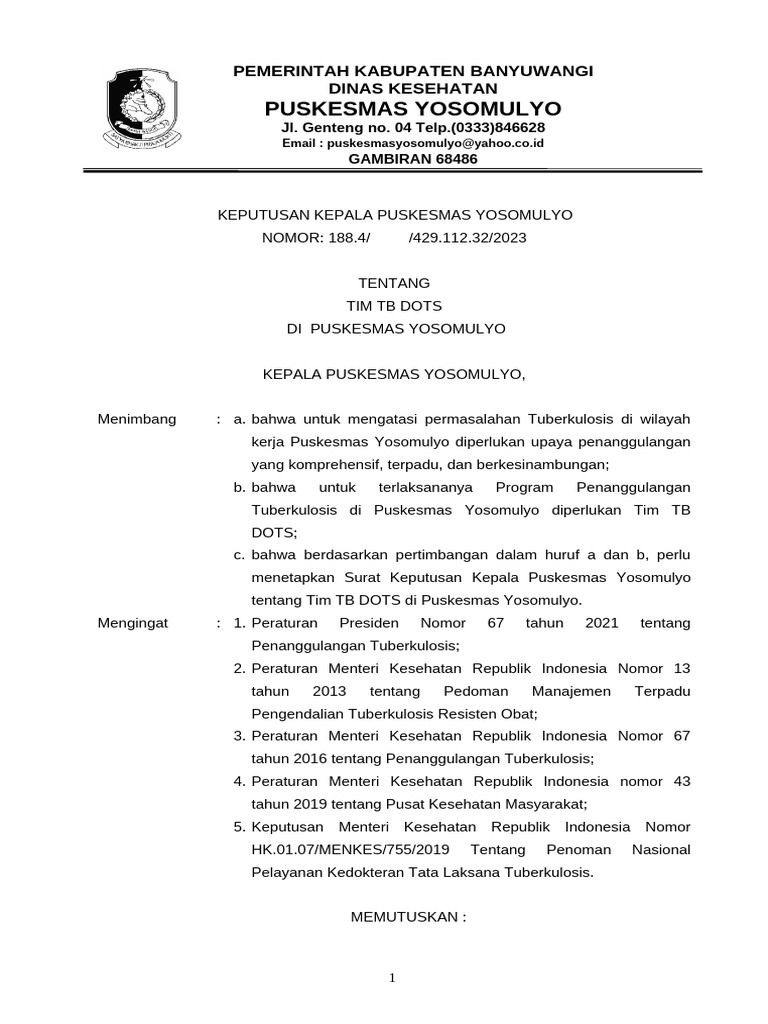 4.4.1c SK TIM TB DOTS th 2023 | PDF