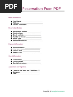 Hotel Booking Confirmation Email Template | PDF
