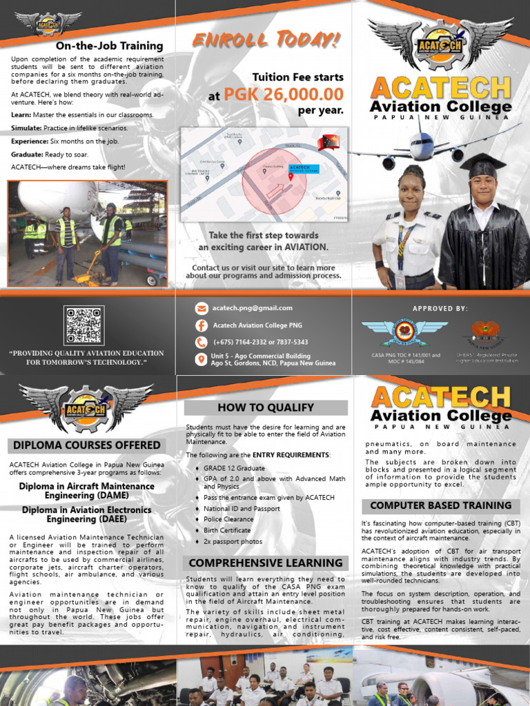 Brochure - ACATECH Aviation Engineering Training | PDF | Aviation