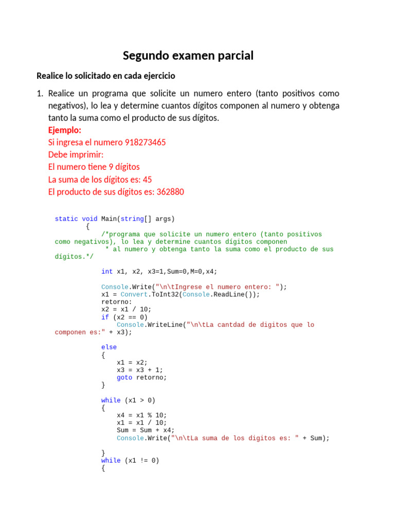 Segundo Examen | PDF | Lógica matemática | Notación Matemática