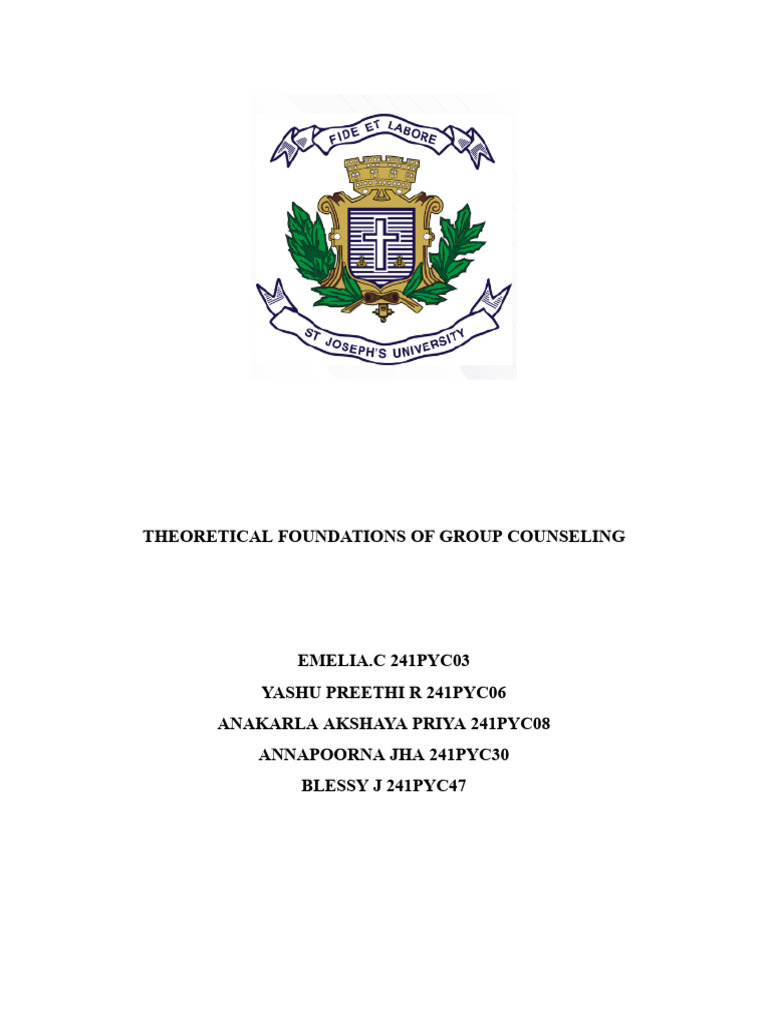 Group Therapy Assignment | PDF | Psychotherapy | Group Psychotherapy