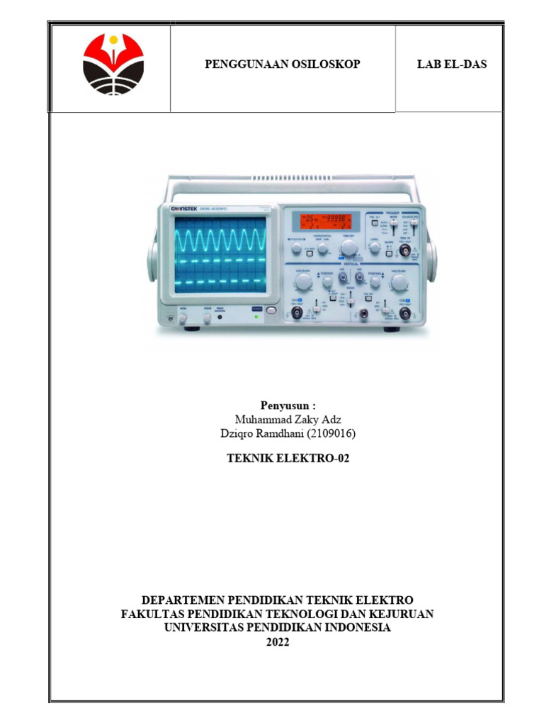 Laprak 6 - Penggunaan Osiloskop | PDF
