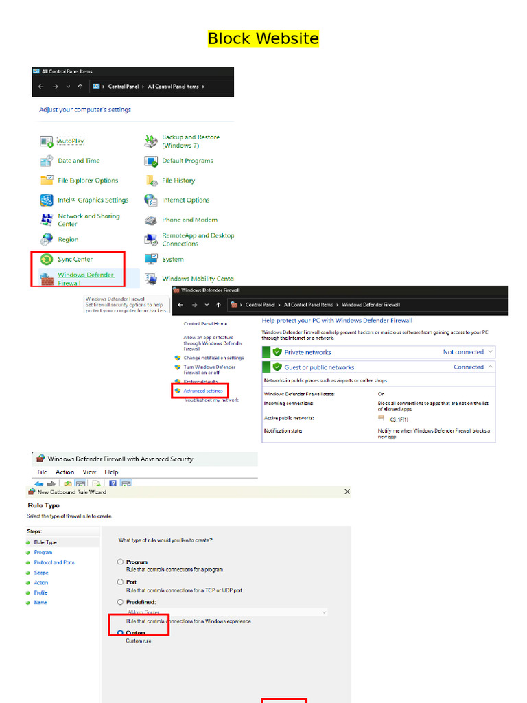 How to Block a Website Step-by-Step | PDF