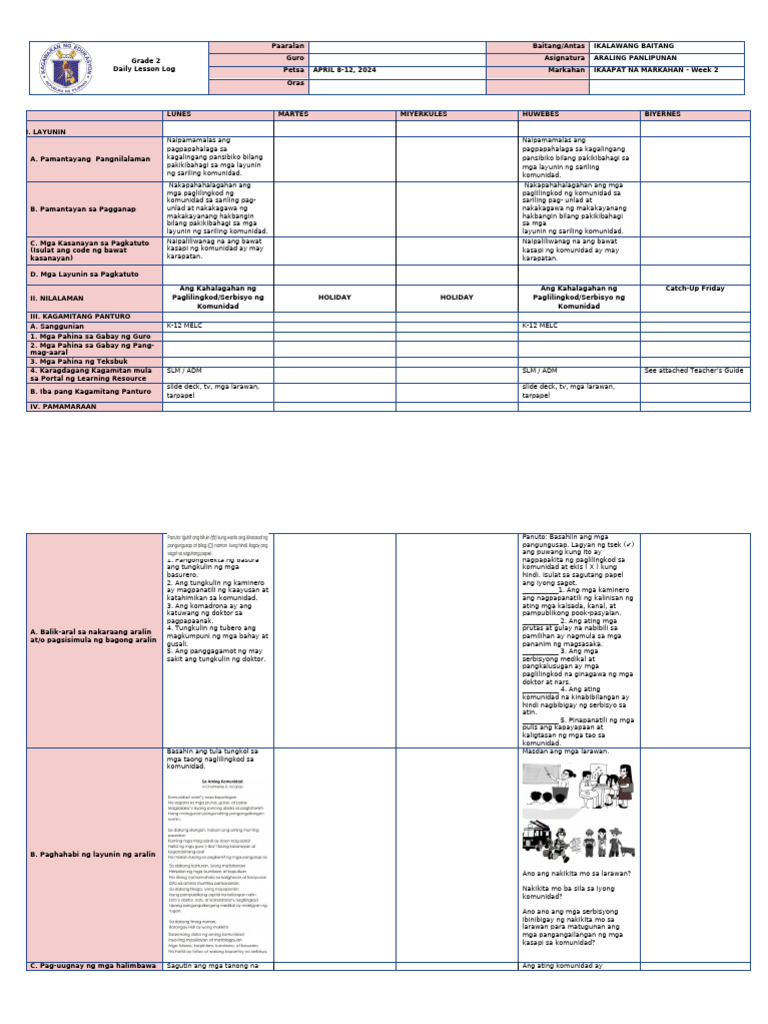 Q4-Week2-Dll-Ap 2 | PDF