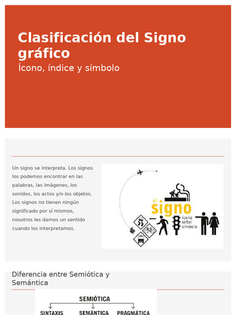 Clasificacion Signo NEW | PDF | Los símbolos | Semiótica