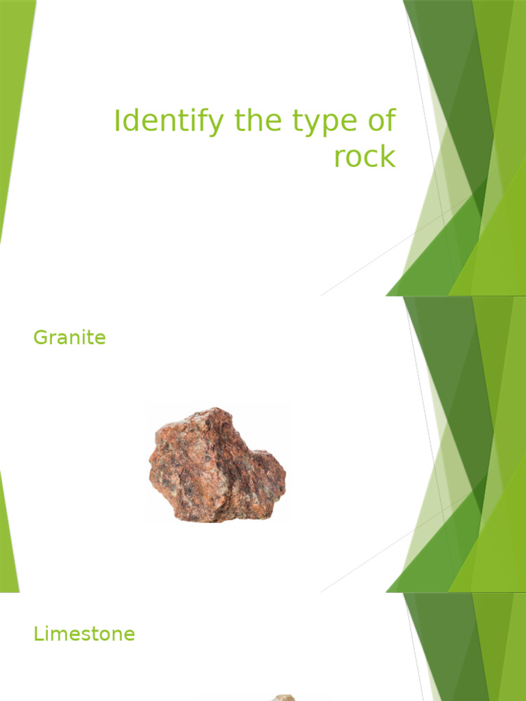 Identify The Rocks | PDF