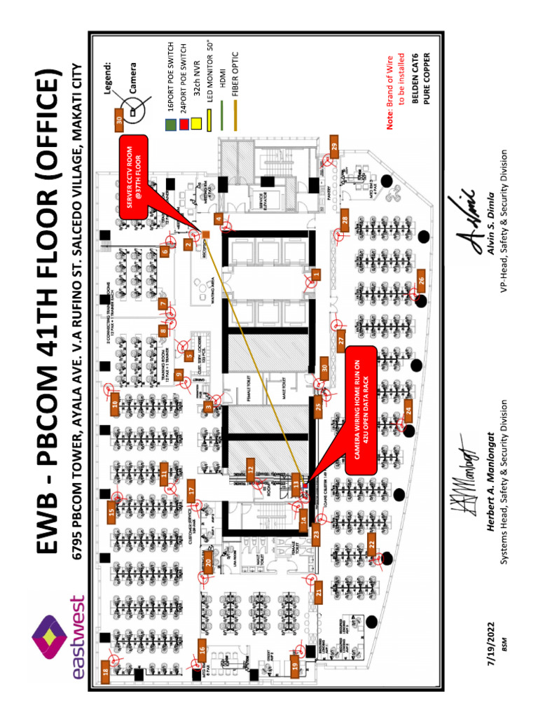 41f CCTV - CCTV Floor Plan | PDF